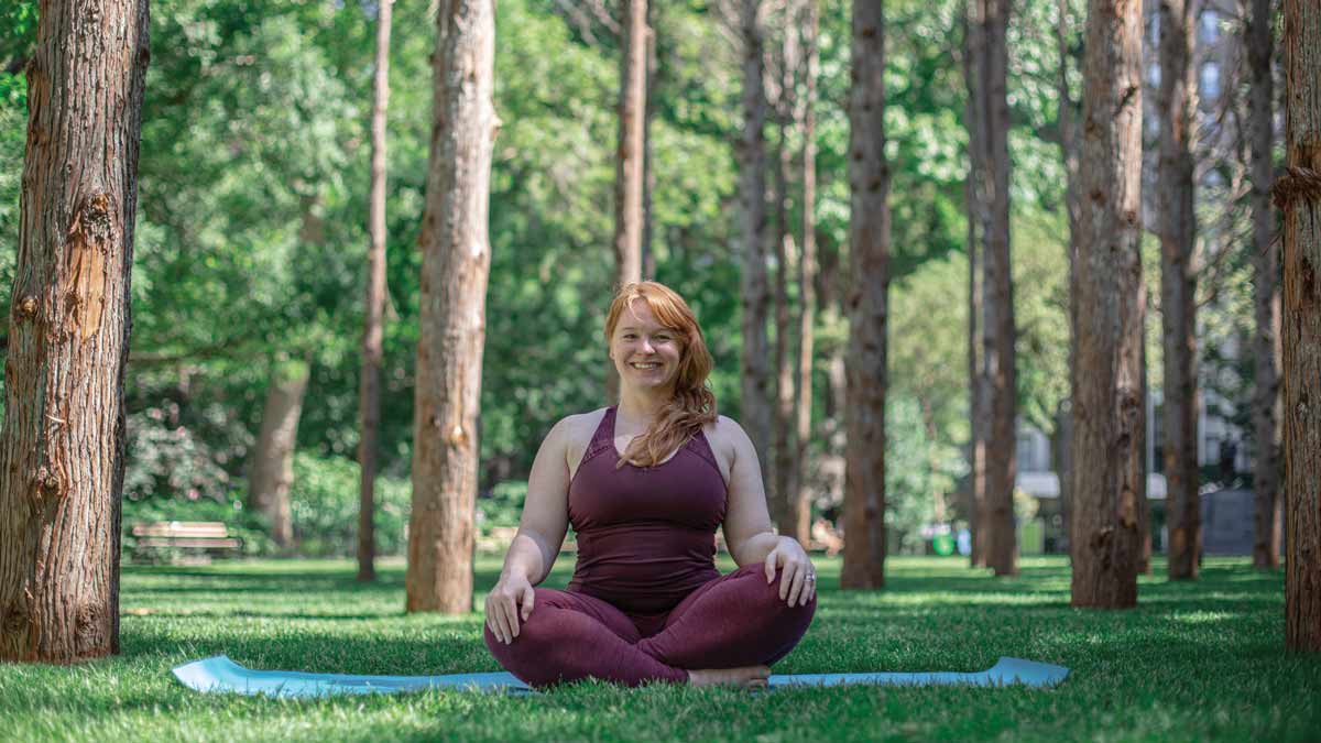 A 4-Pose Self-Care Chair Sequence for Working At Home | YOGA♥ Magazine
